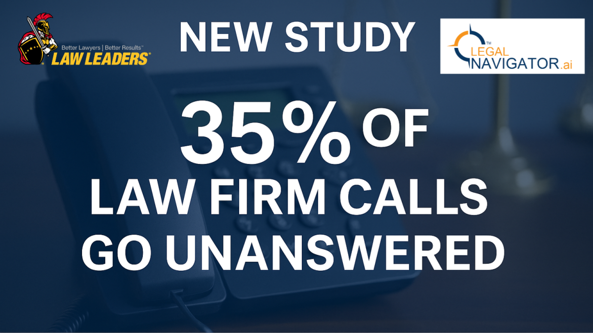 New National Study Finds 35% of Law Firm Calls Go Unanswered Costing ...